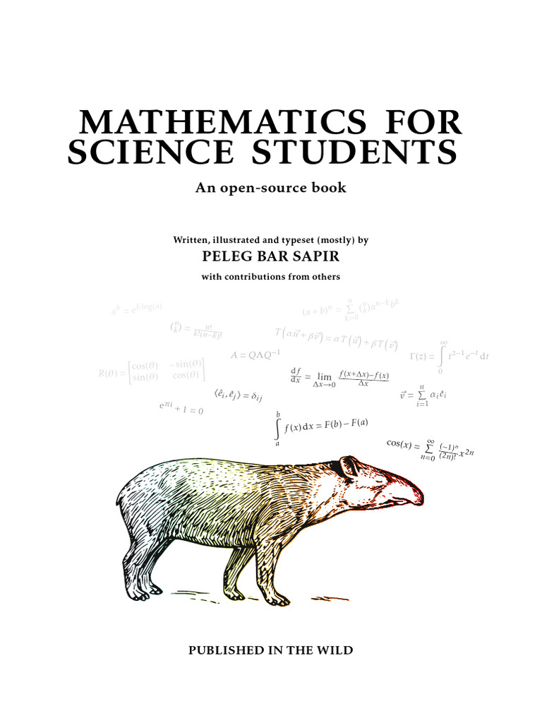 Mathematics Concepts for Science Students | PDF | Set (Mathematics ...