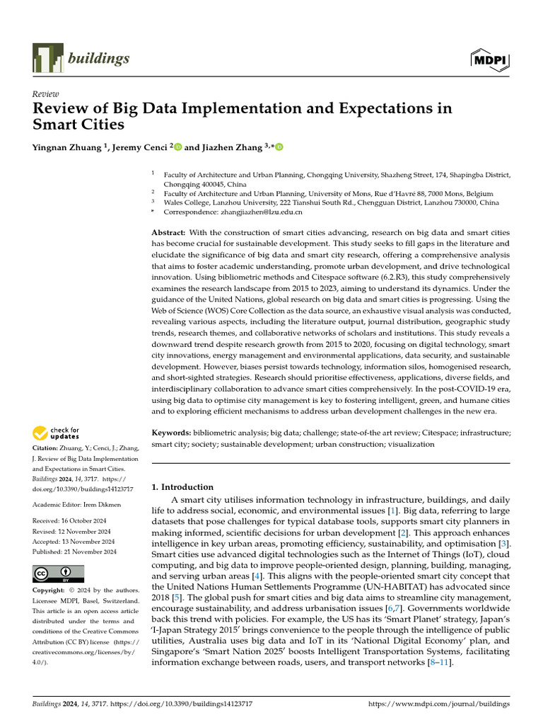 Review of Big Data Implementat (1) | PDF | Big Data | Internet Of Things