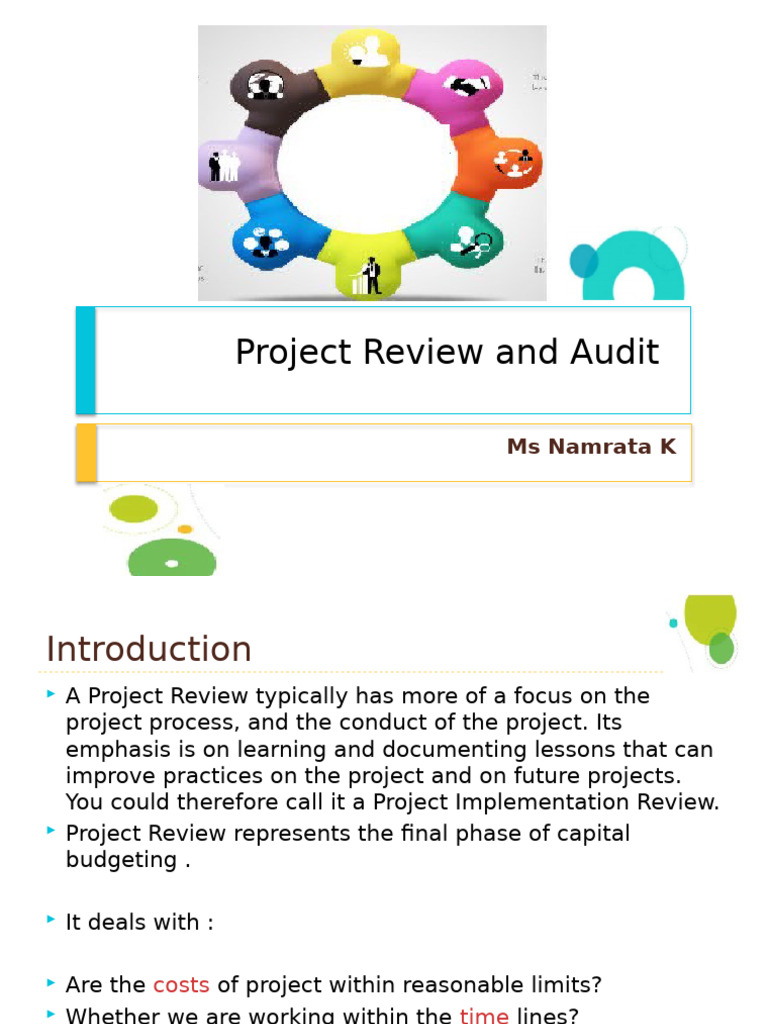 PM Project Review and Audit | PDF | Audit | Net Present Value
