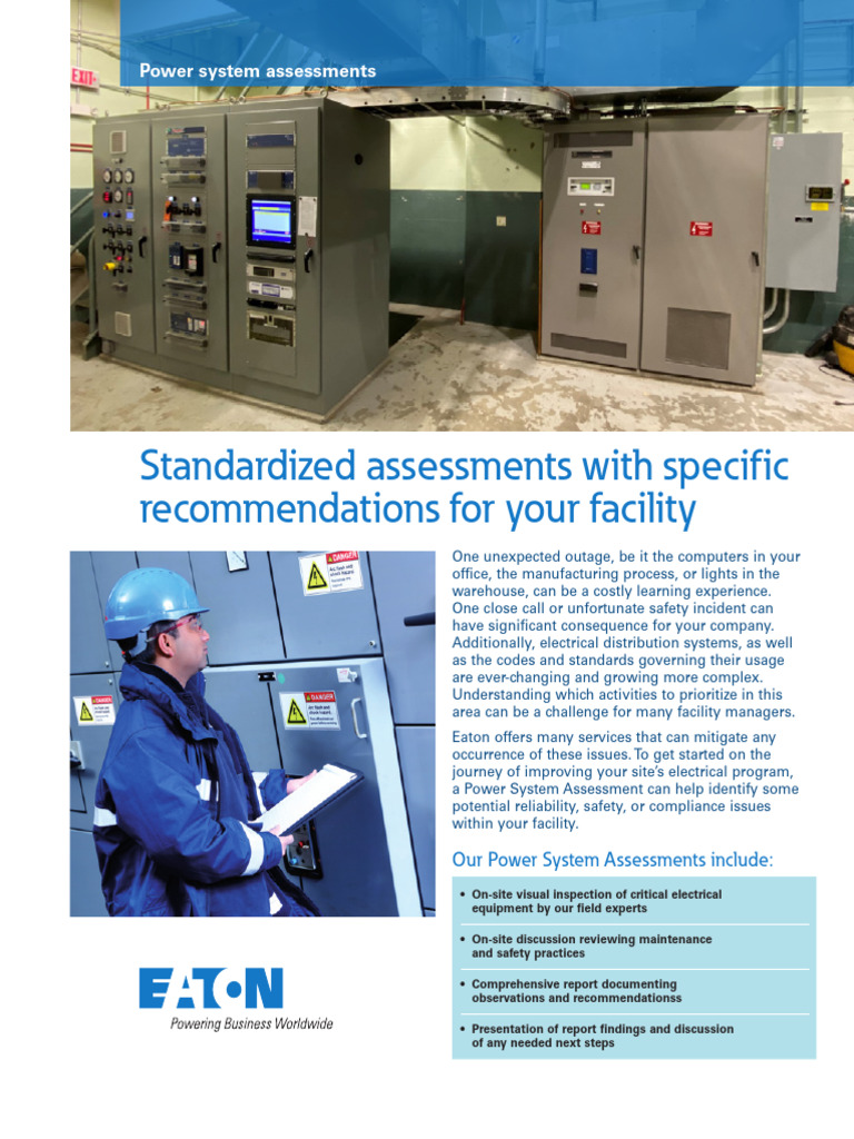 Facility Managers' Power Assessment Guide | PDF | Reliability ...