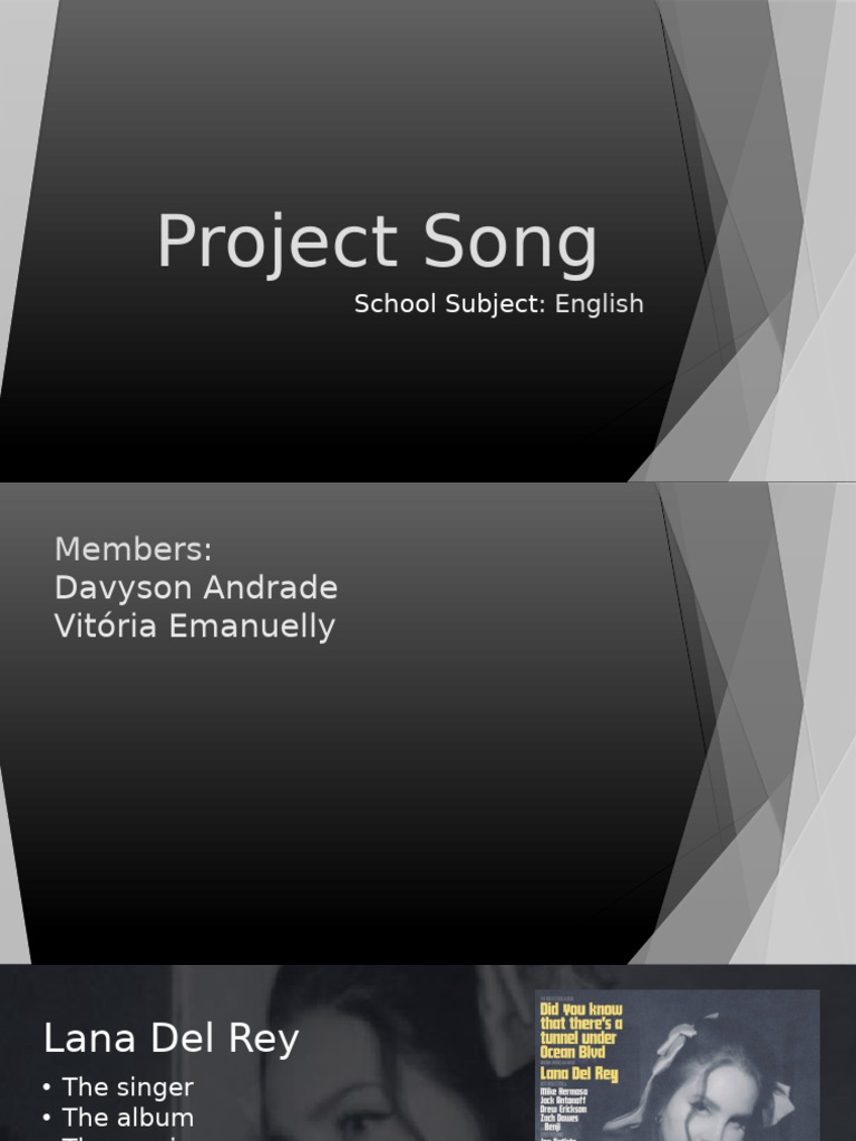 Project Song | PDF