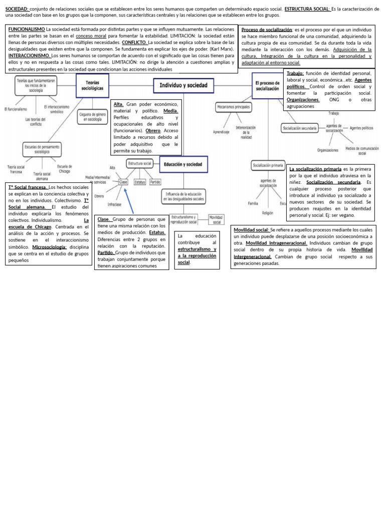 Resumen - UD1 - Individuo y Sociedad | PDF | Sociedad | Socialización