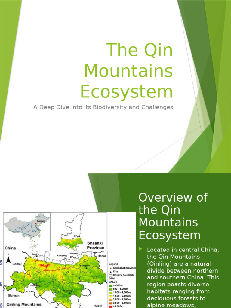 Qin Mountains Ecosystem | PDF