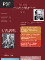Elton Mayo's Human Relations Theory Explained | PDF | Leadership ...