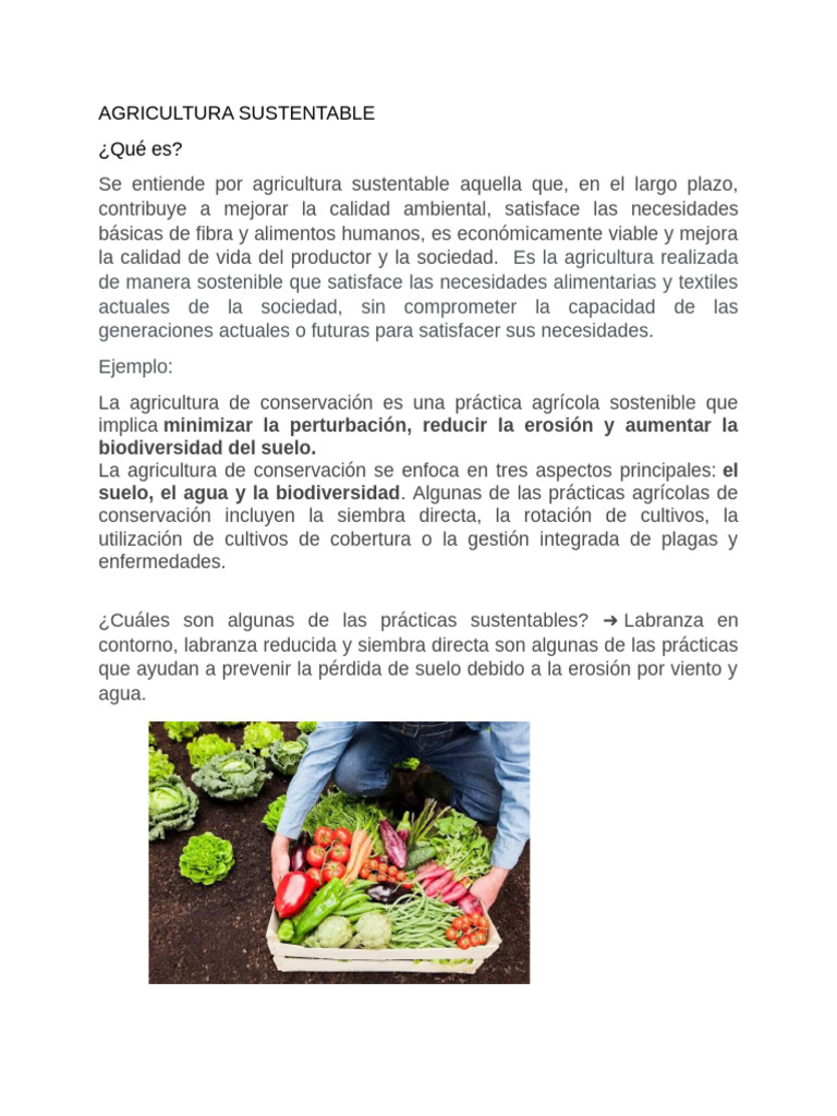 conceptos ecologicos p.34, turism y agric sustent y doc. cumbre la tierra. | PDF | Agricultura ...