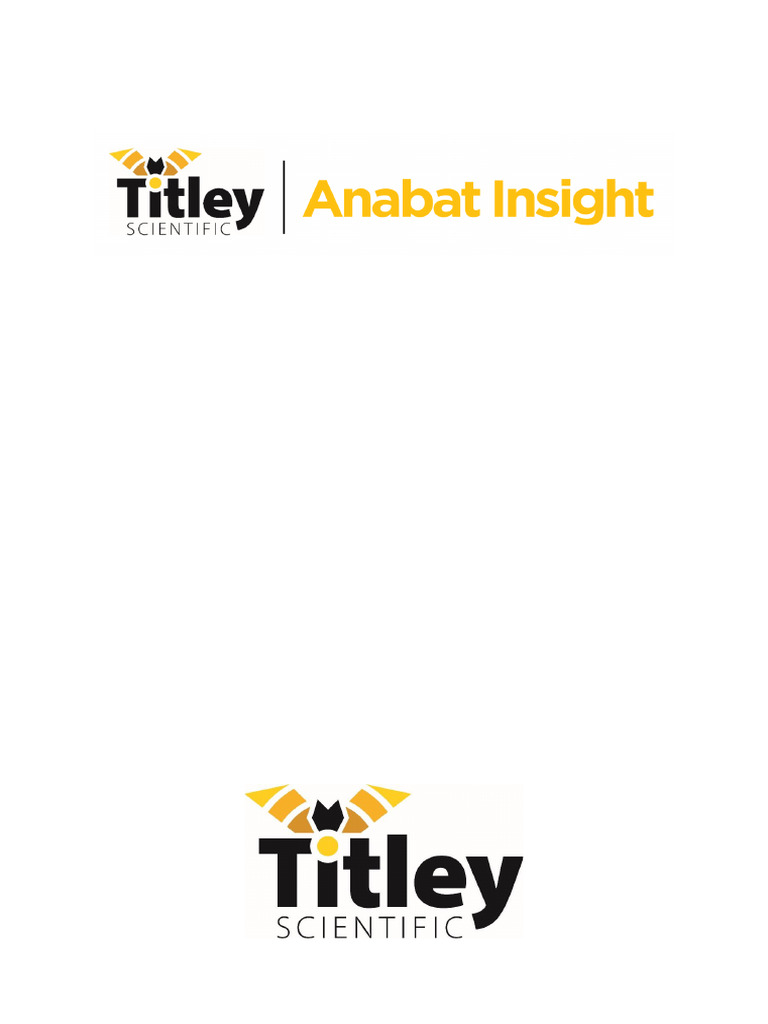 Anabat Insight User Guide | PDF | Computer File | Directory (Computing)
