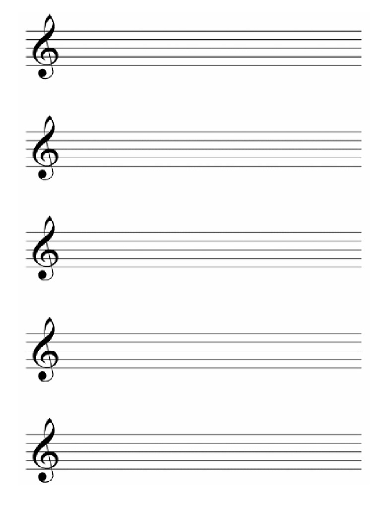 Hoja Pentagramada | PDF