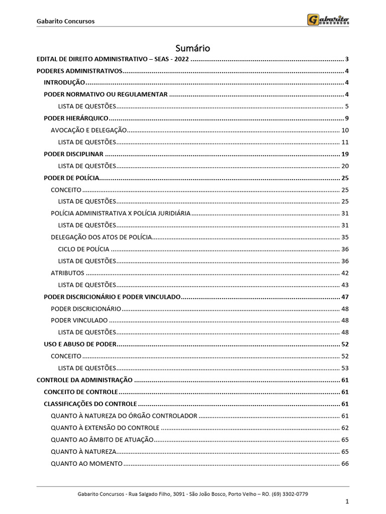 Cópia de Aula 2 - Poderes Administrativos e Controle Do Estado | PDF ...