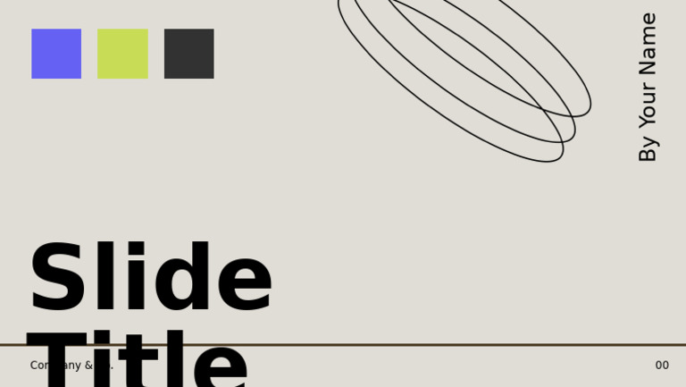 Minimalist Simple Slide Deck Presentation Template Community Google | PDF