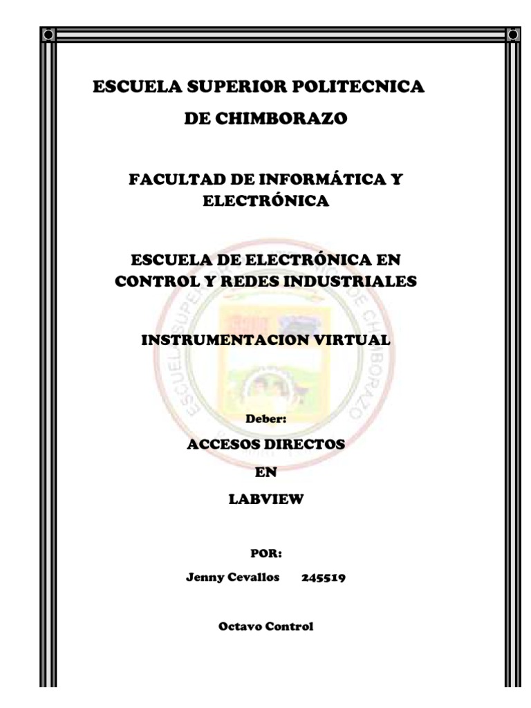 Atajos Labview | PDF | Point and Click | Ventana (informática) Atajos Labview | PDF | Point and Click | Ventana (informática)