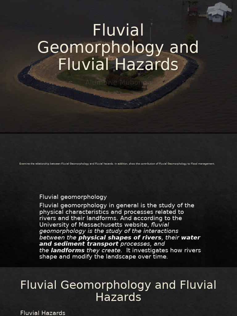 Fluvial Geomorphology and Fluvial Hazards | PDF | River | Geomorphology