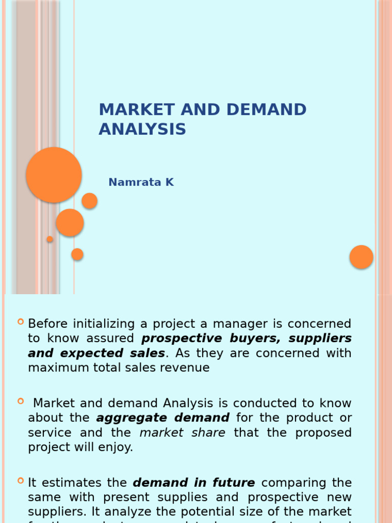 PM Market and Demand Analysis | PDF | Regression Analysis | Survey ...