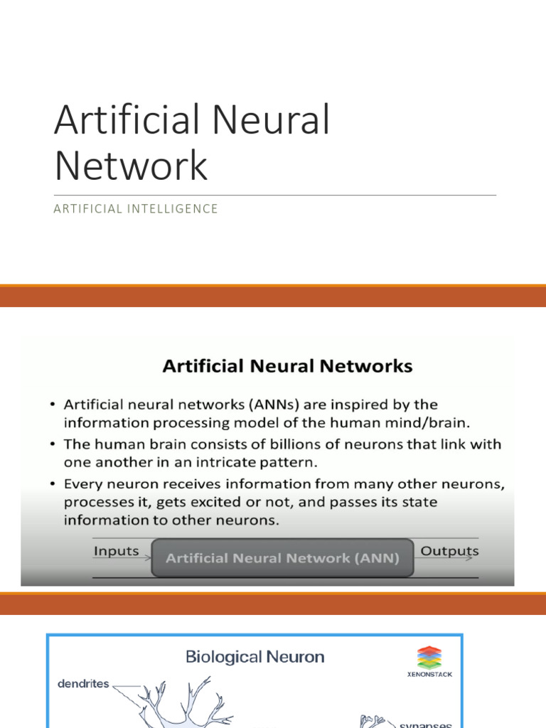 Artificial Neural Network (1) | PDF