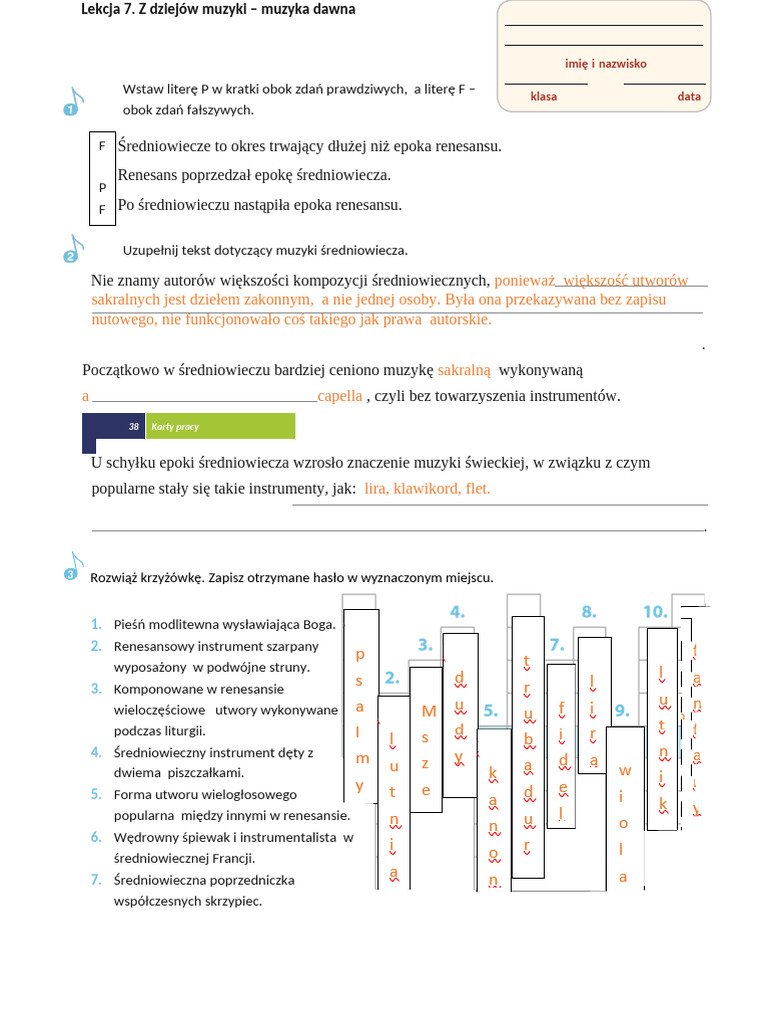 -lekcja-muzyki-6-karta-pracy-7-z-dziejow-muzyki-muzyka-dawna Magdalena Młynarczyk | PDF