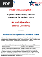 TOEFL ITP Level 2 - Question Stems | PDF | Inference | Human Communication