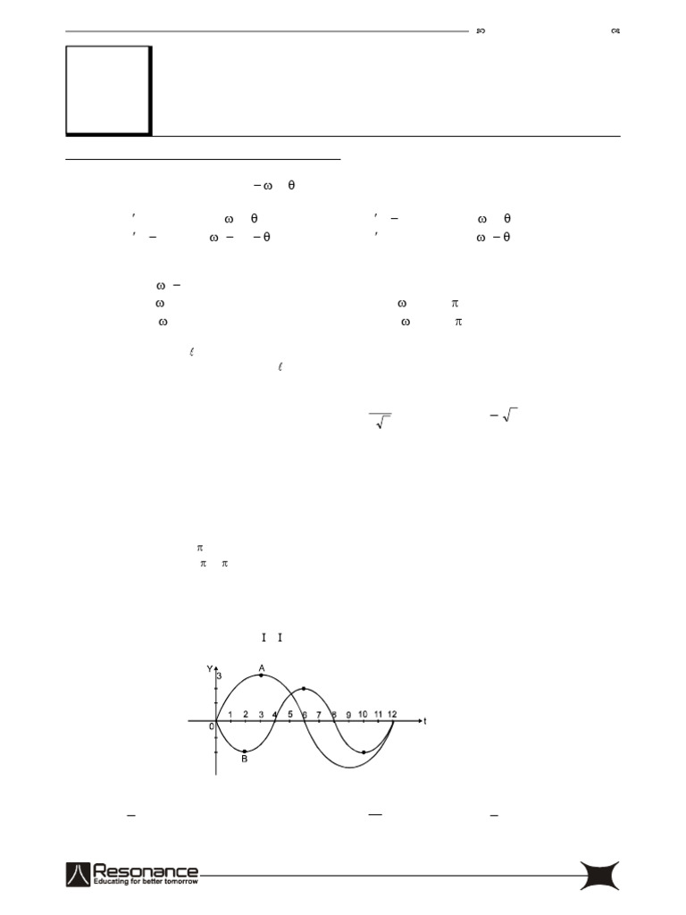 JEE Advanced: Wave Mechanics Quiz | PDF | Waves | Phase (Waves)