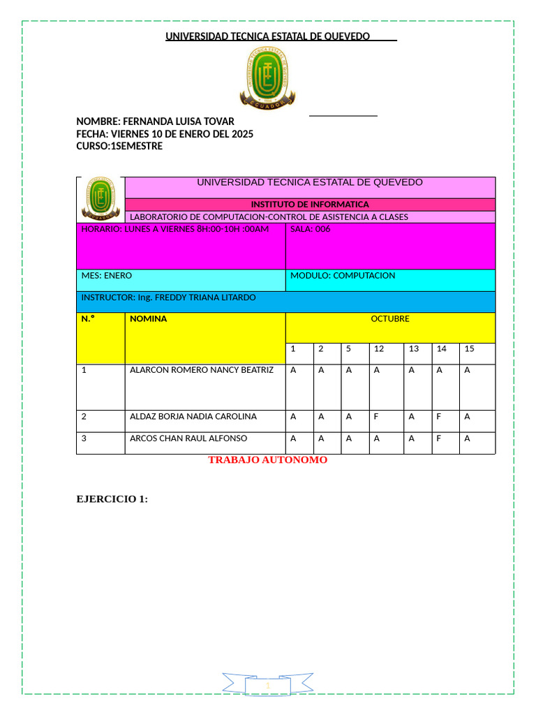 TIC Trabajode Refuerzo (1) FER | PDF | Business | Negocios económicos