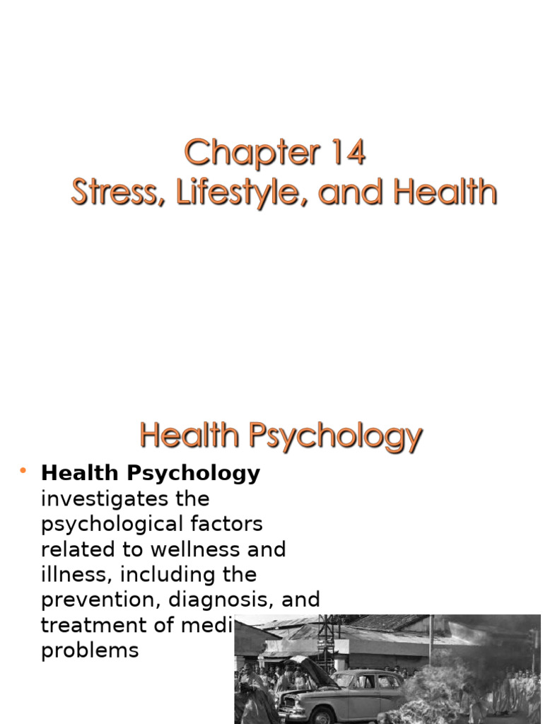 CHP 14 Stress, Lifestyle, and Health | PDF | Stress (Biology) | Mental ...