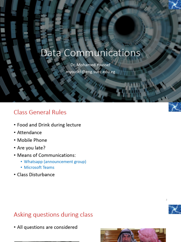 01 - Introduction To Data Communications | PDF | Computer Network | Osi ...