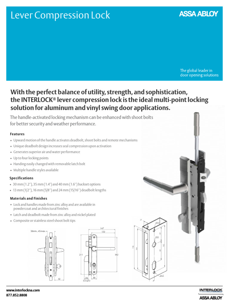 3fd60 Levercompressionlock | PDF | Steel | Building Engineering