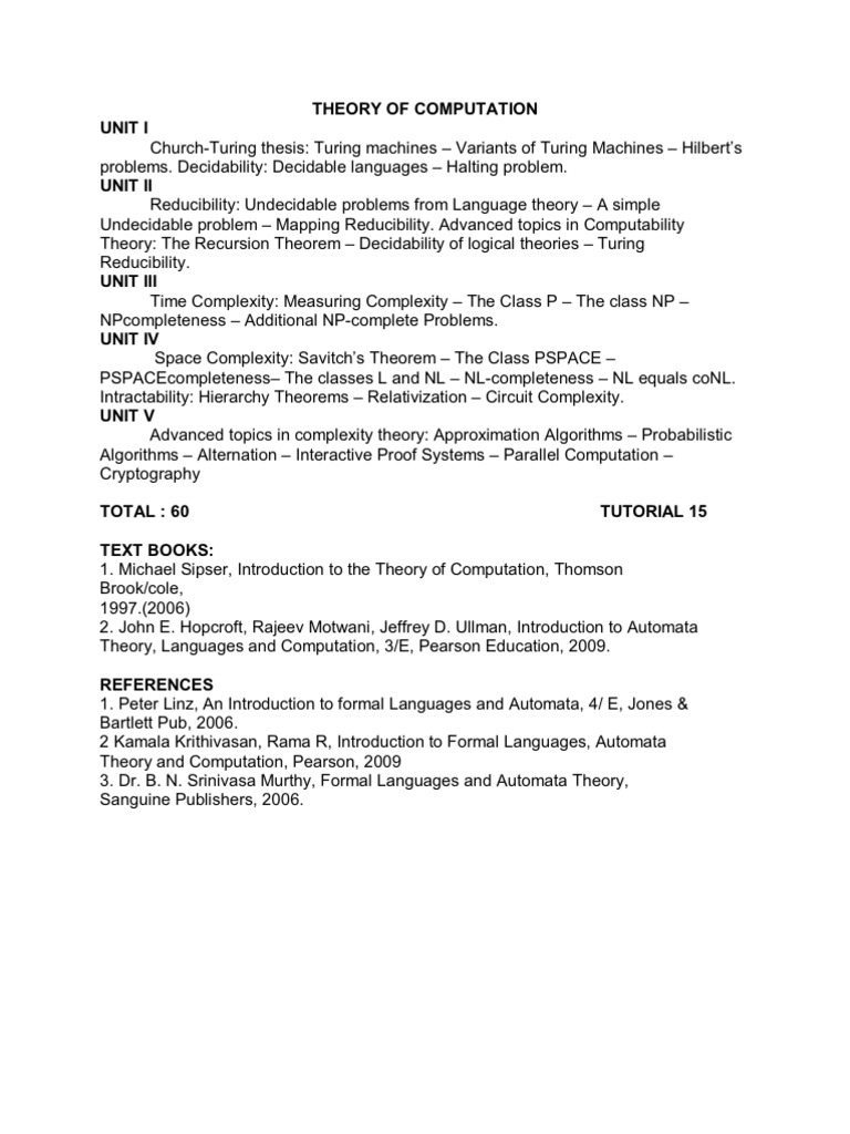 Theory of Computation | PDF | Computational Complexity Theory | 2 D Computer Graphics