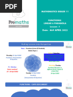 Grade 11 Functions Notes | PDF | Asymptote | Function (Mathematics)