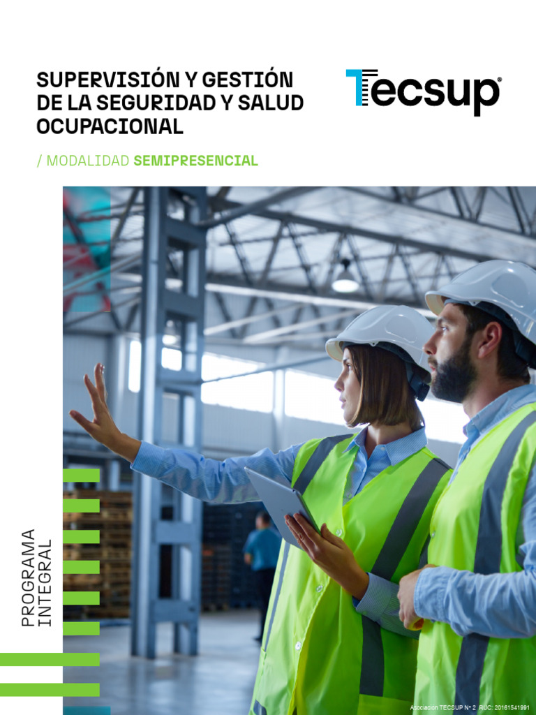 BROCHURE_SEMI_PI_SUR_SUPERVISIÓN Y GESTIÓN DE LA SEGURIDAD Y SALUD ...