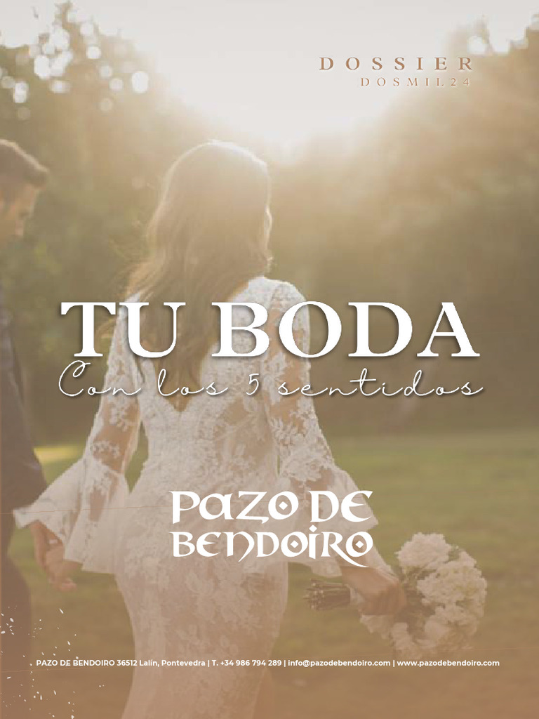Pazo de Bendoiro PQ 2024 Dossier Boda 1726 65feaad5bef8a | PDF | Alimentos | Cocina
