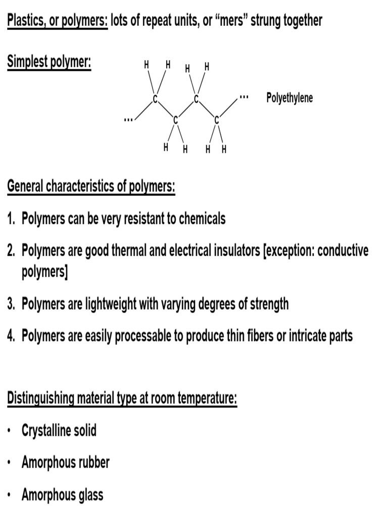 Introduction to Plastics, | PDF | Plastic | Polymers