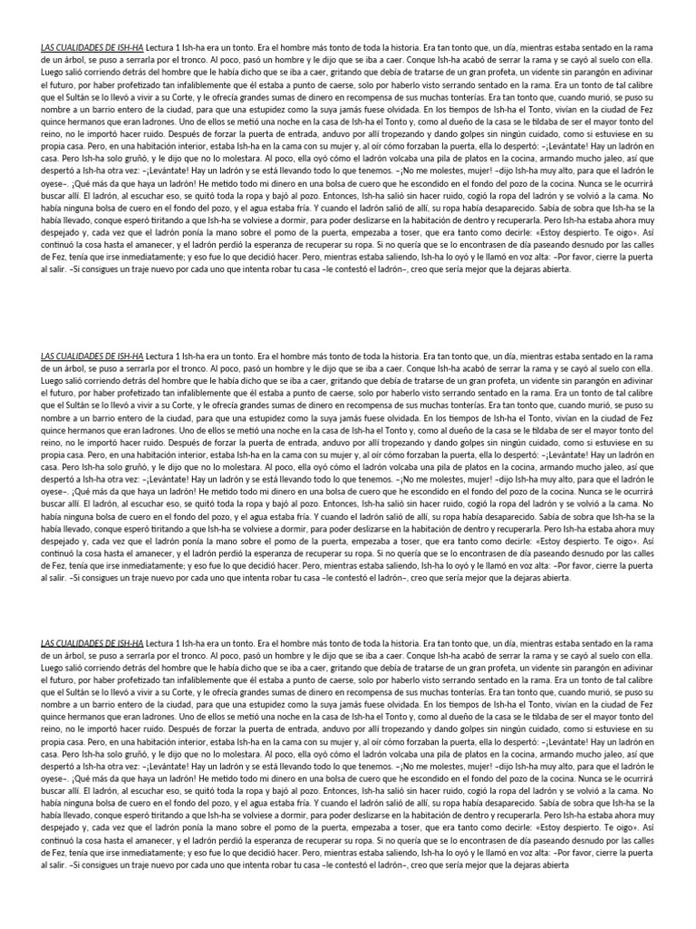 EJERCICO COMPRENSION LECTRA | PDF