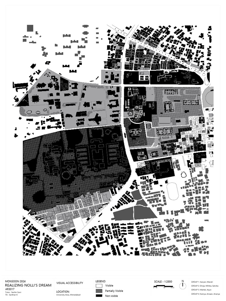 Visual Accessability Map - University Area - Nolli in The Neighbourhood ...