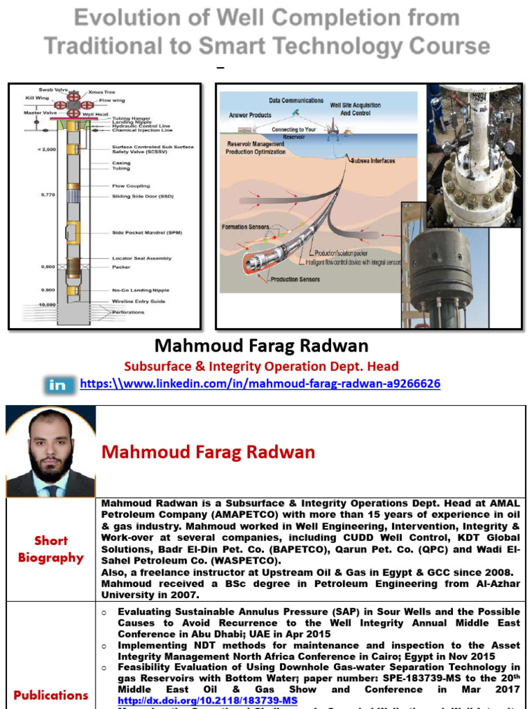 Smart vs Traditional Well Completion | PDF | Casing (Borehole ...