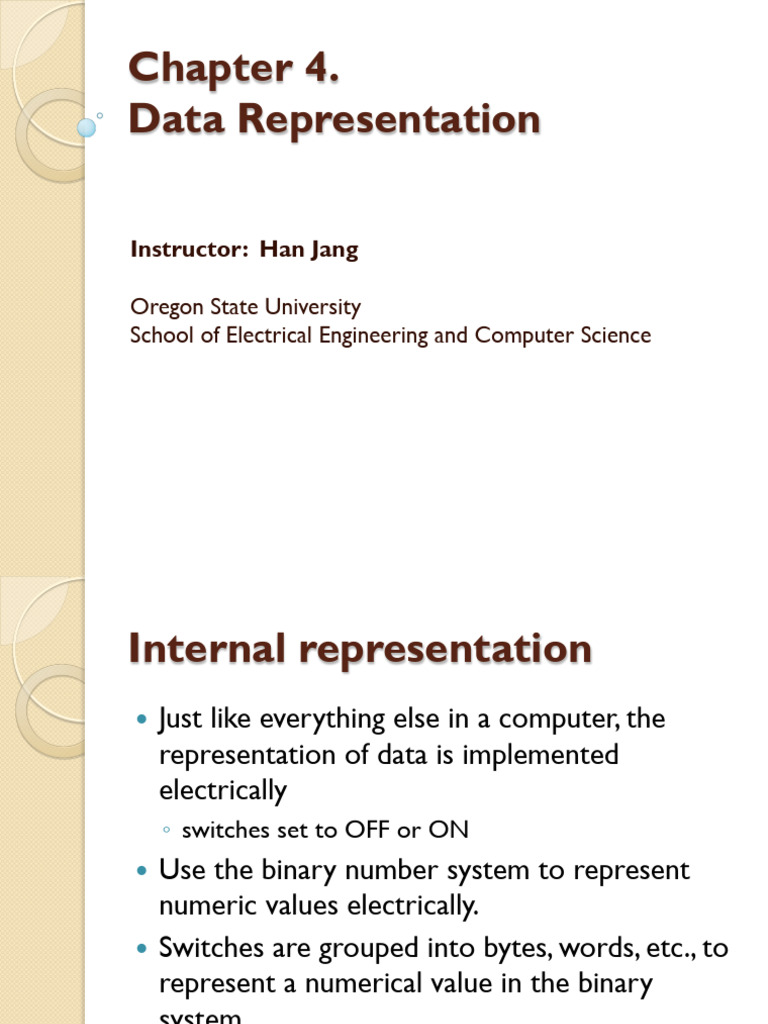Data Representation in Computing | PDF | Integer (Computer Science ...