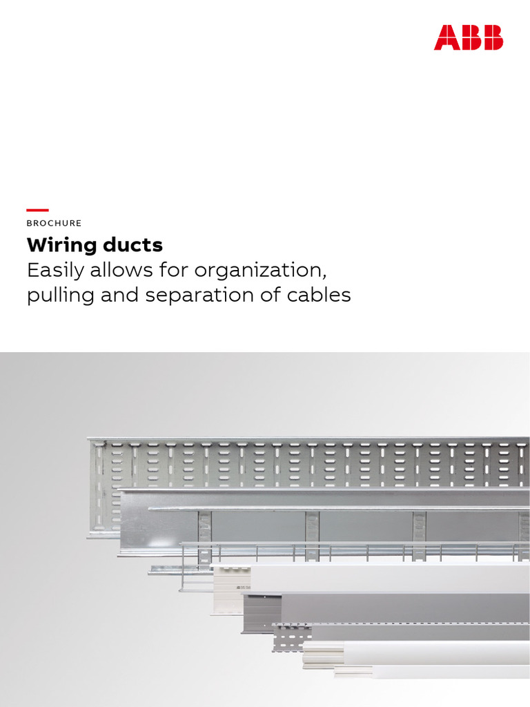 ABB Cable Wiring Ducts Catalog | PDF | Electrical Wiring | Thermoplastic