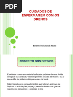 Tipos e Cuidados com Drenos Médicos | PDF | Especialidades médicas
