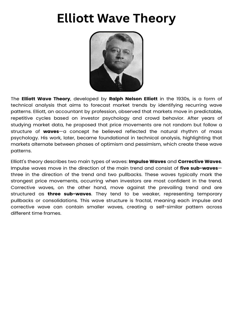 Elliot Wave Theory | PDF | Pattern