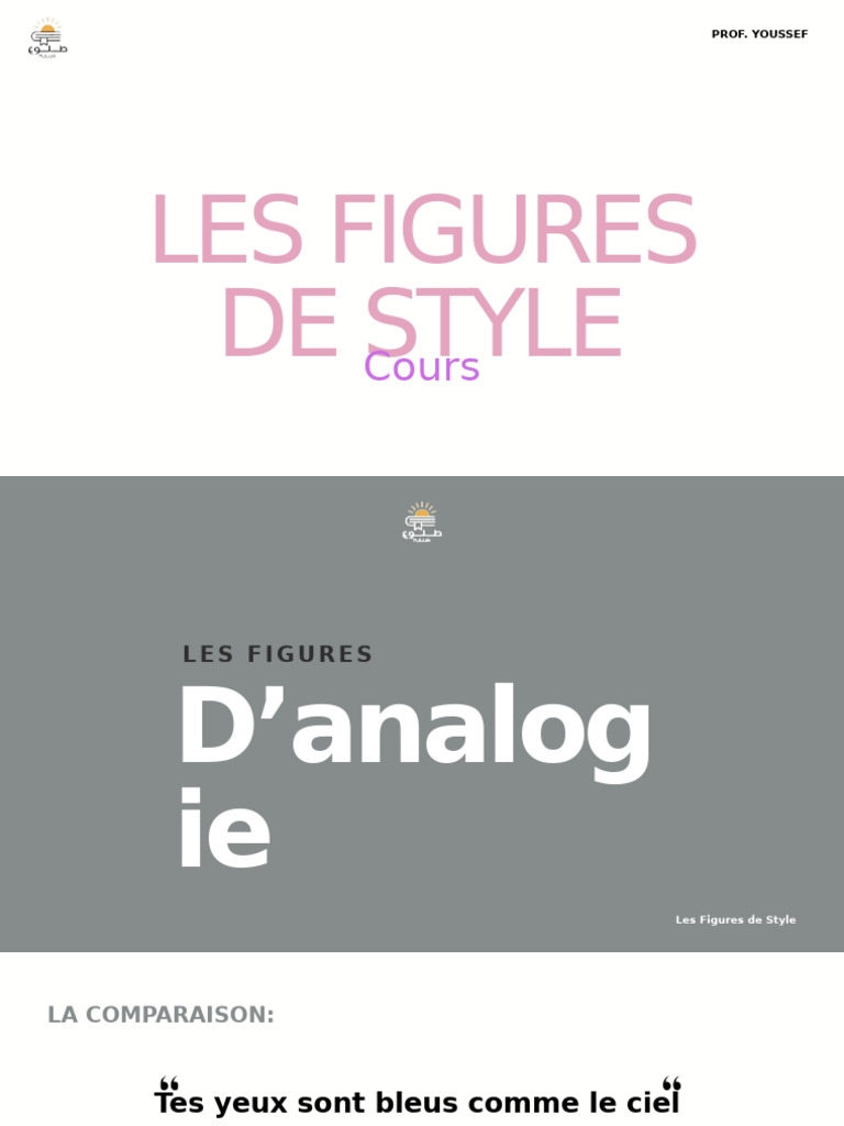 Figures de Style 1BAC | PDF | Rhétorique | Persuasion