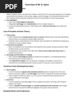 W D Gann Method of Trading PDF | PDF