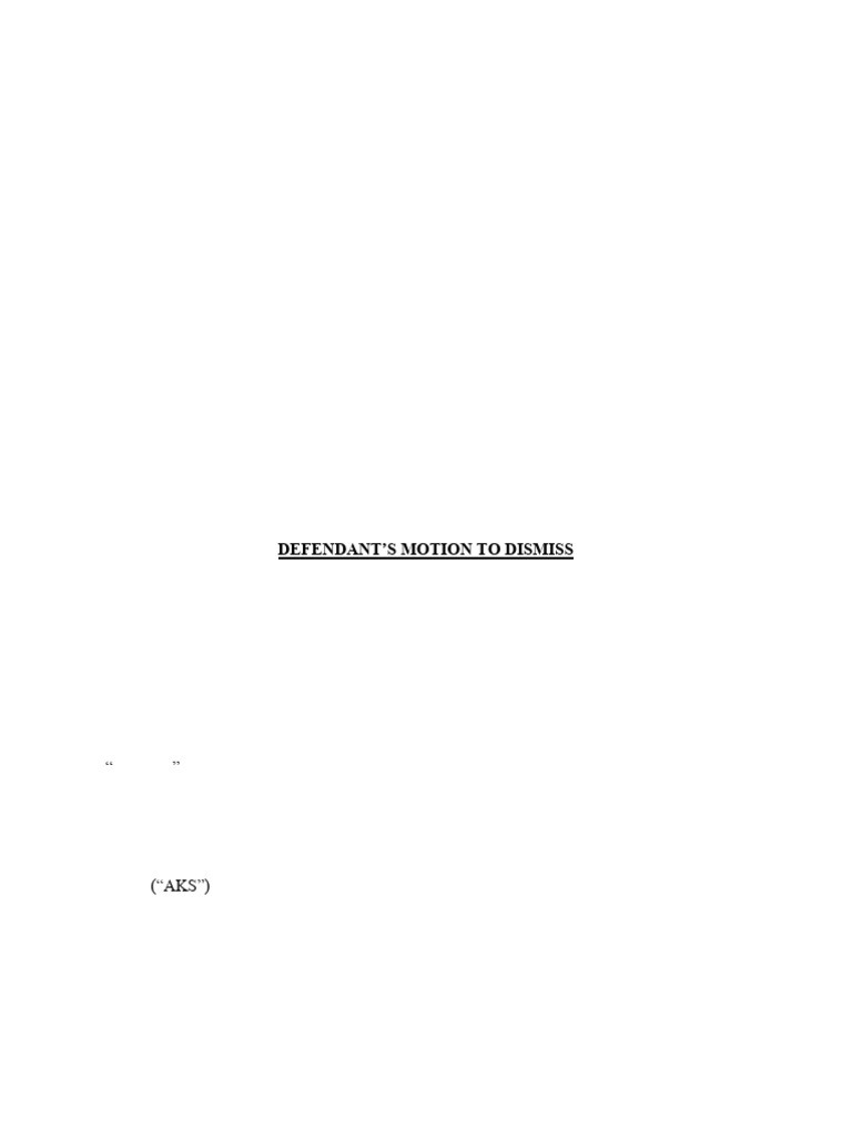 Flanagan v. Fresenius Medical Care Holdings, Inc. Dismissal | PDF ...
