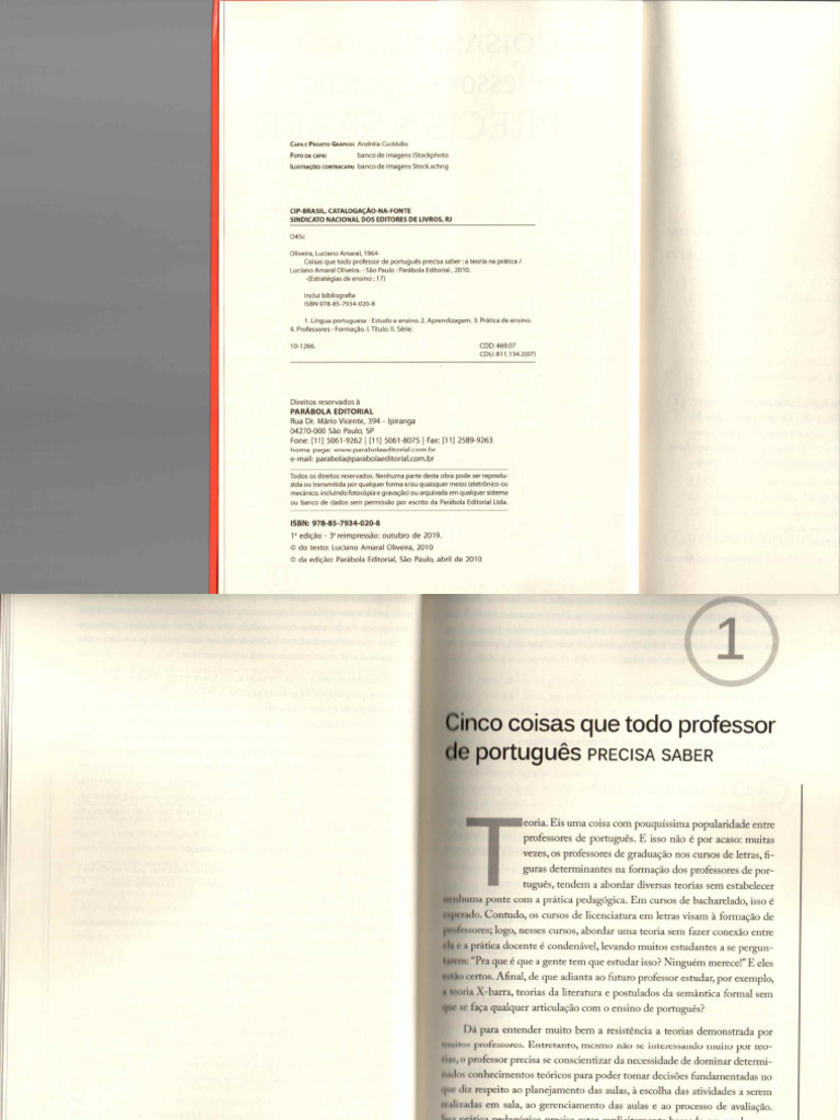 Texto 01 - 5 coisas que um professor precisa saber | PDF