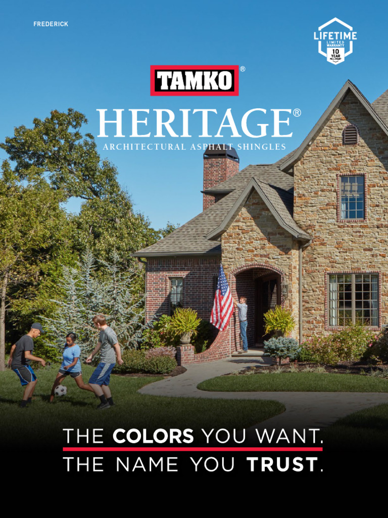 tamko-heritage-brochure-(frederick) | PDF | Roof | Structural Engineering