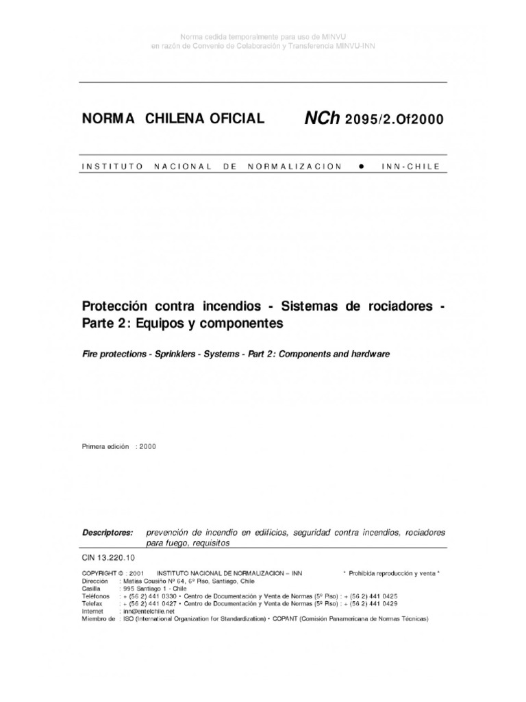 NCH 2095-2 | PDF