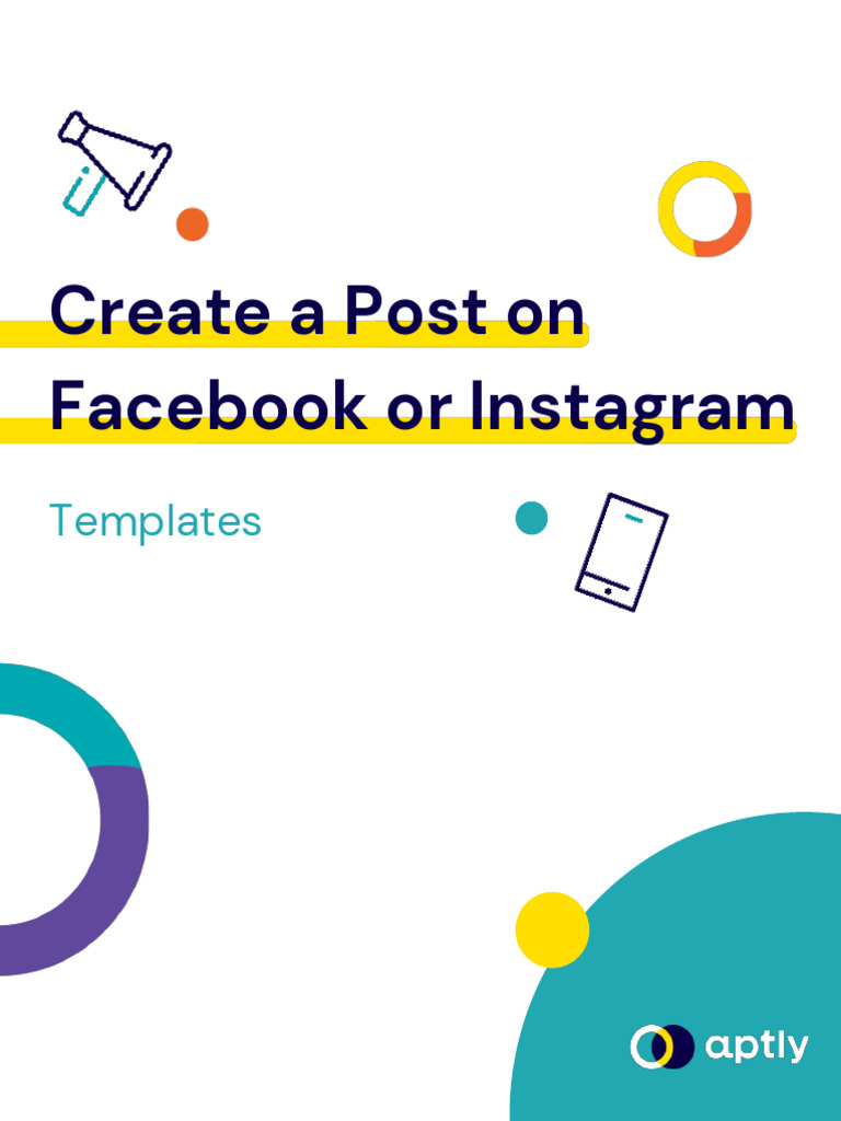 Create A Post On Facebook and Instagram - Template | PDF