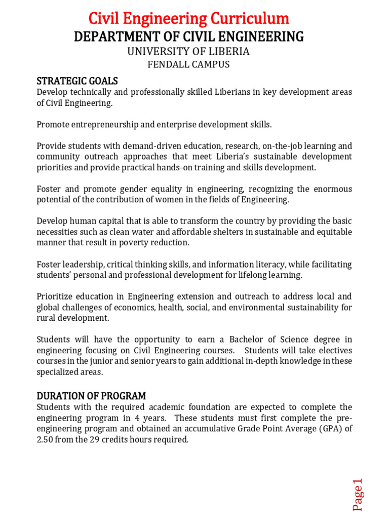 Civil Engineering_Clum | PDF | Civil Engineering | Course Credit