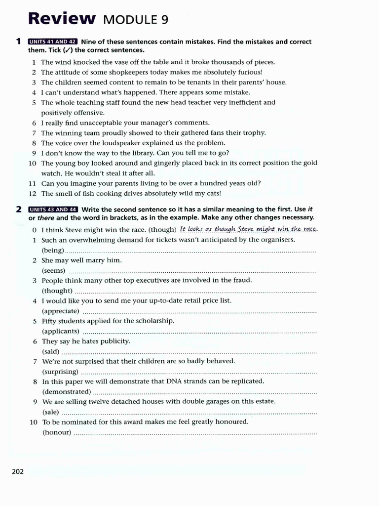 verb patterns review | PDF