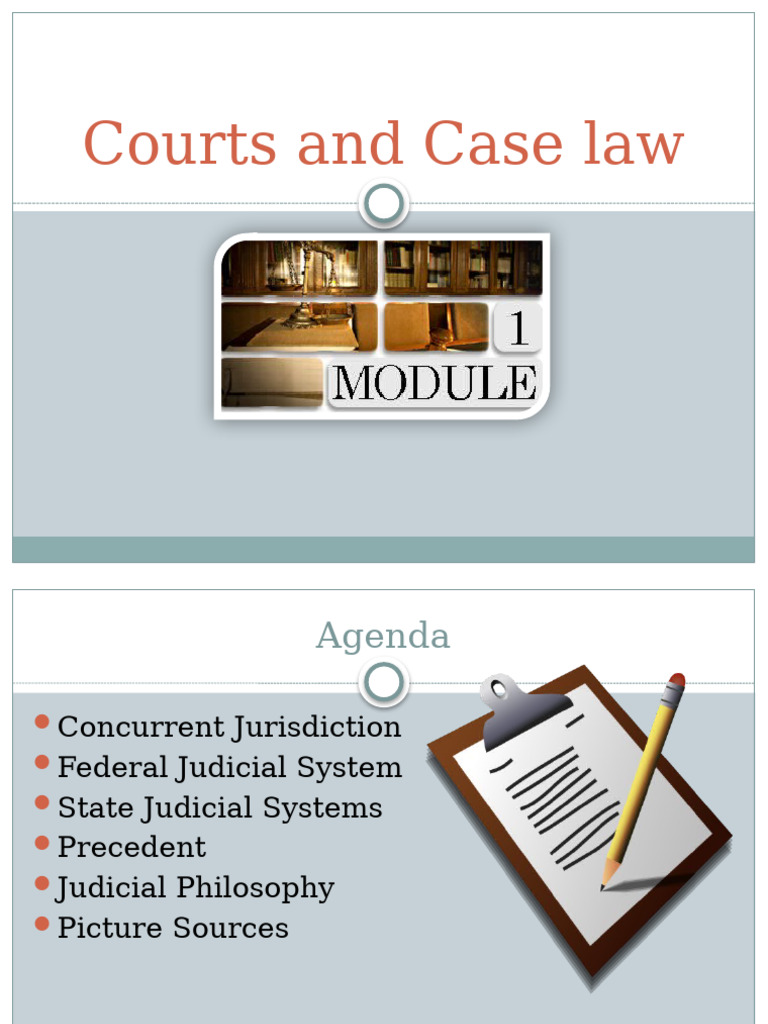 01b - Courts and Case Law | PDF | Precedent | Federal Judiciary Of The ...