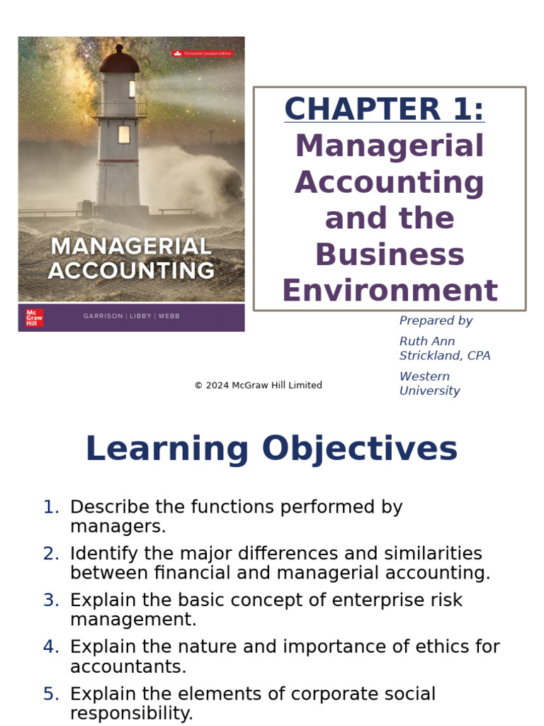 Garrison13ce PPT Ch01 | PDF | Motivation | Motivational