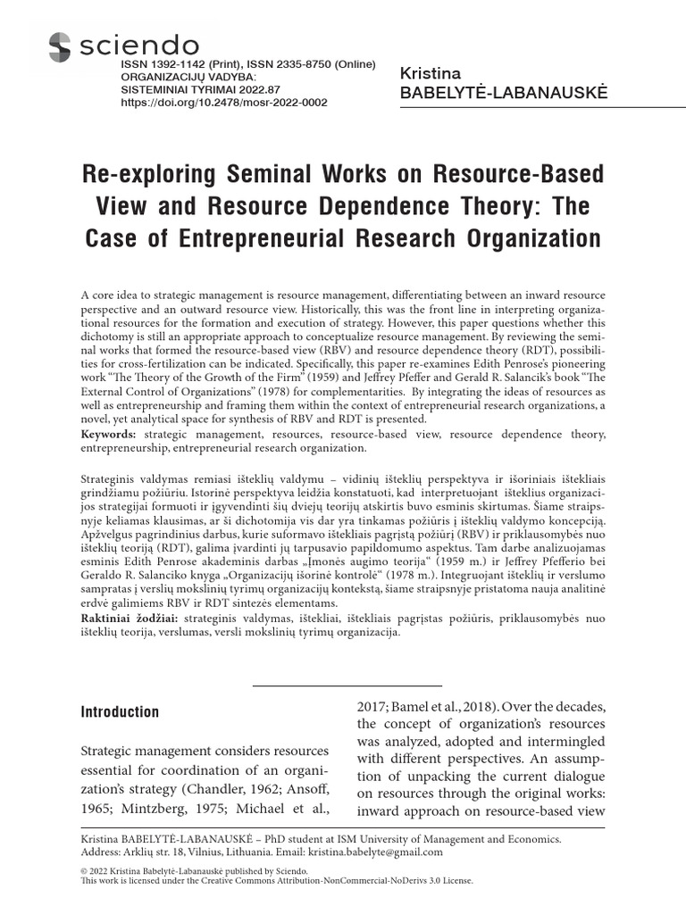 Re-exploring_Seminal_Works_on_Resource-Based_View_ | PDF ...