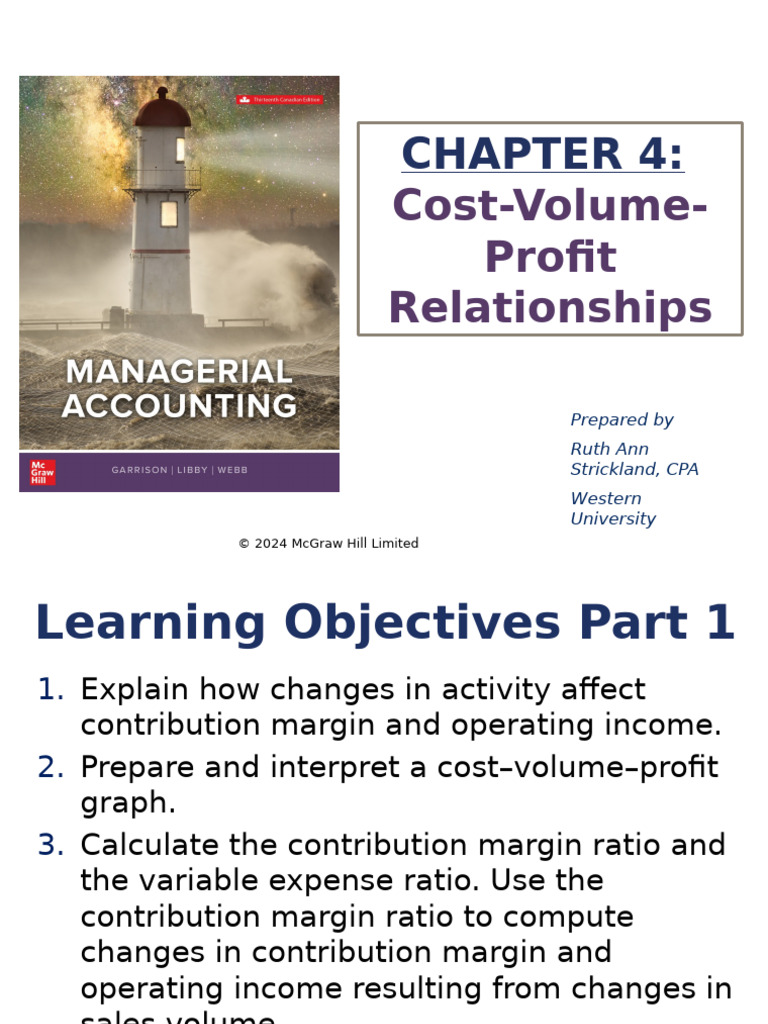 Garrison13ce PPT Ch04 | PDF | Business Economics | Financial Accounting