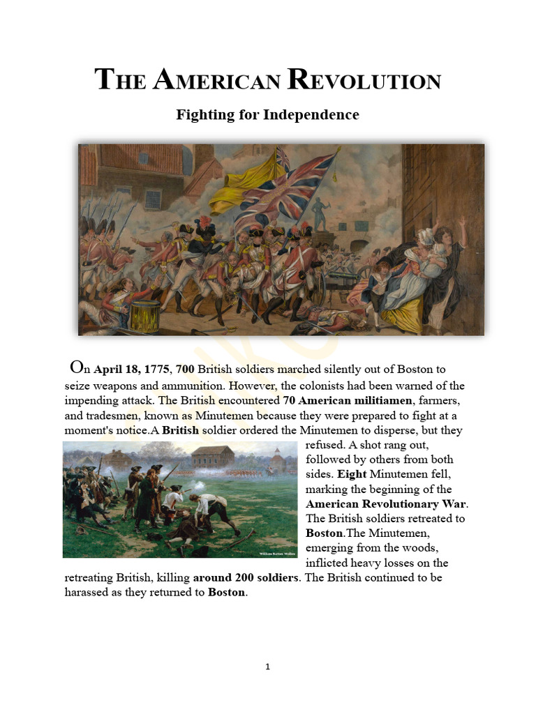 The American Revolution 2 | PDF | American Revolution | Continental ...